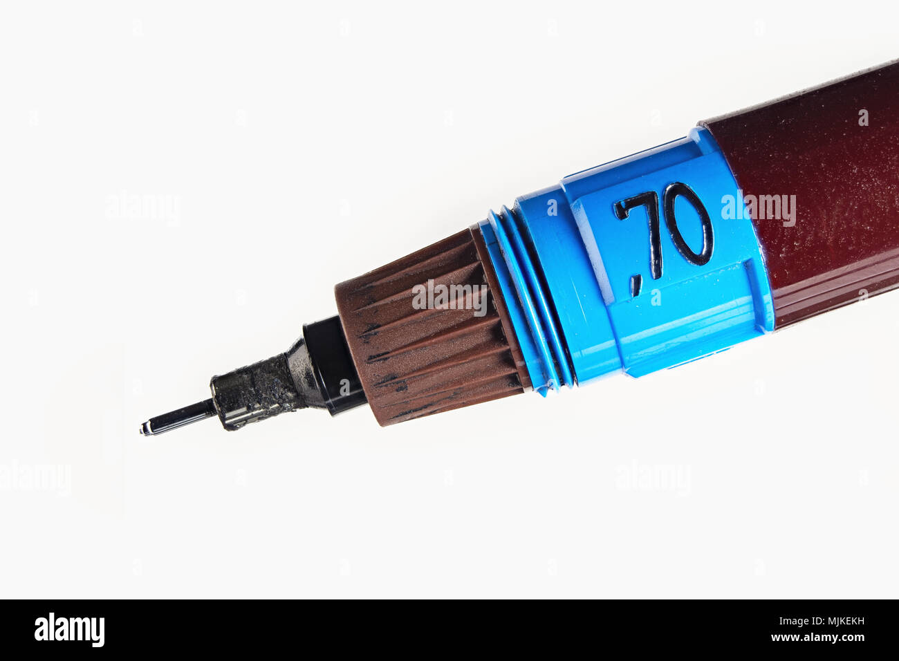 Macro photography - Isograph Technical Drawing Pen 0.7 mm. Macro shot ...