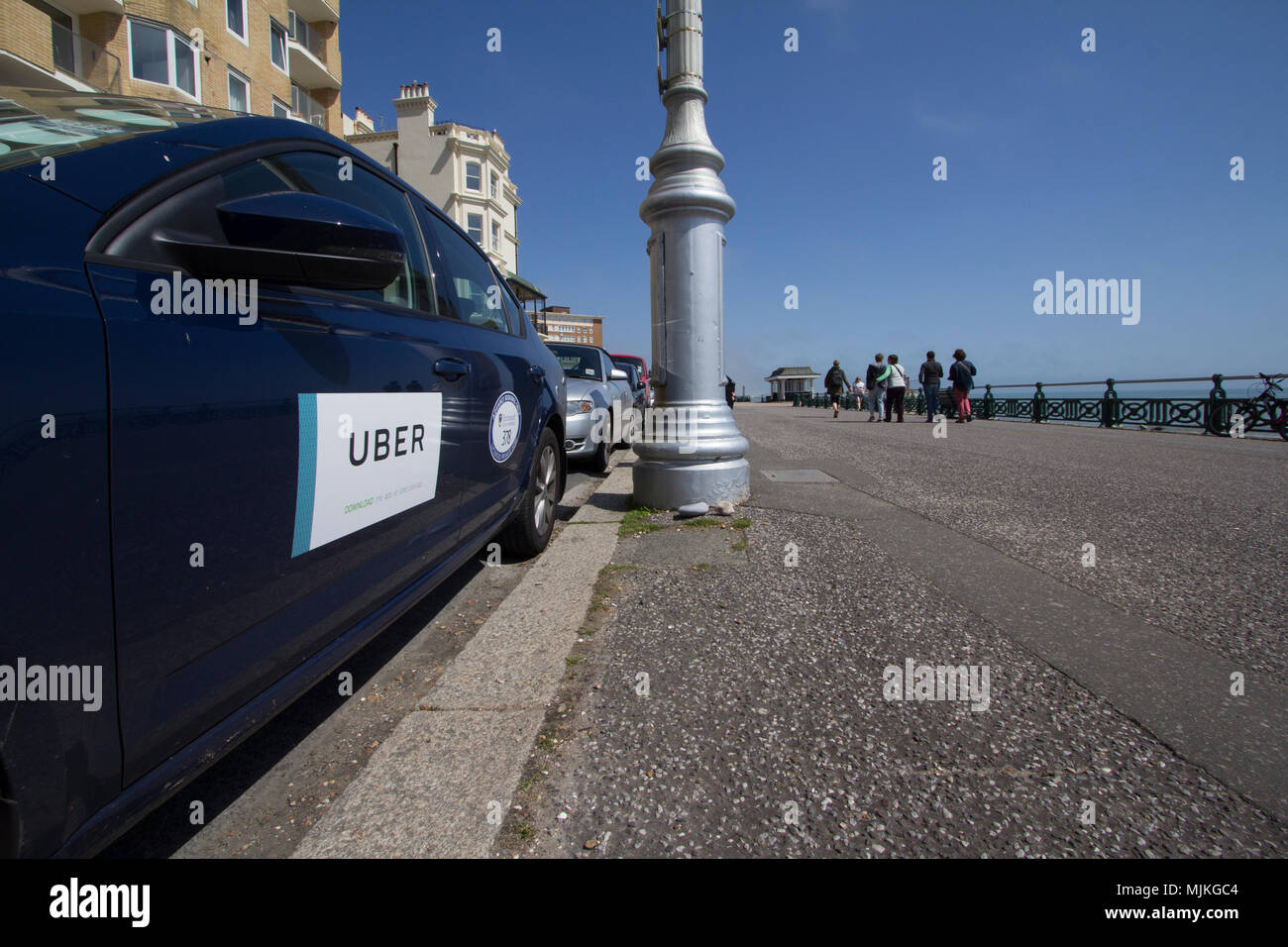 Uber cab sign hi-res stock photography and images - Alamy