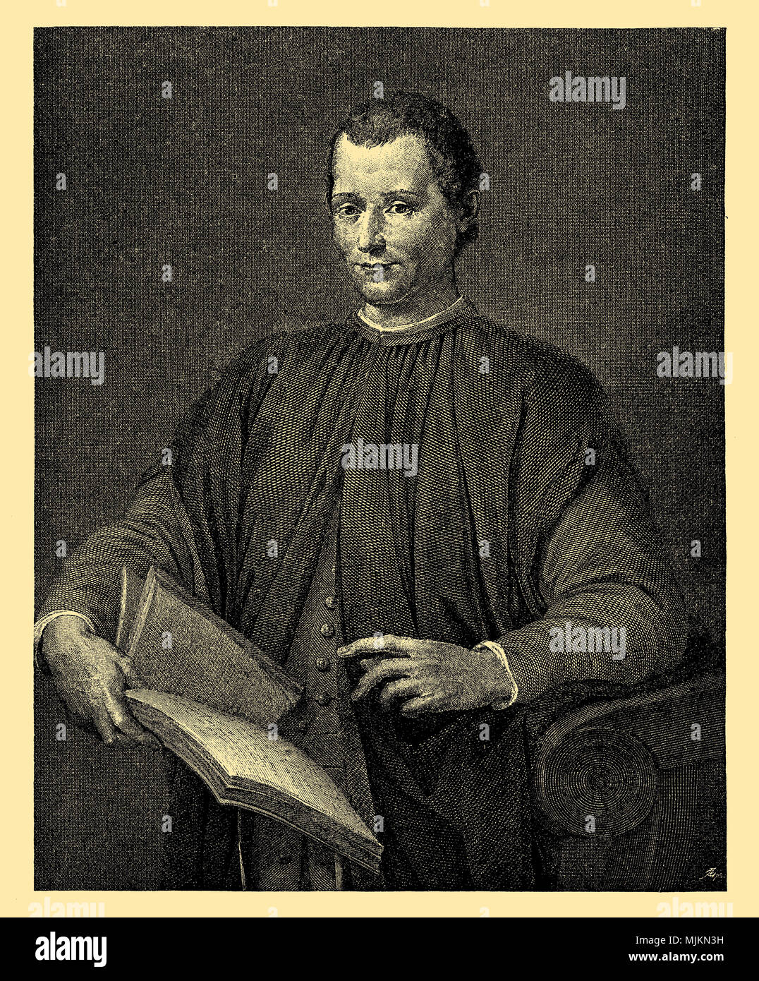 Engraving of niccolo machiavelli hi-res stock photography and images ...