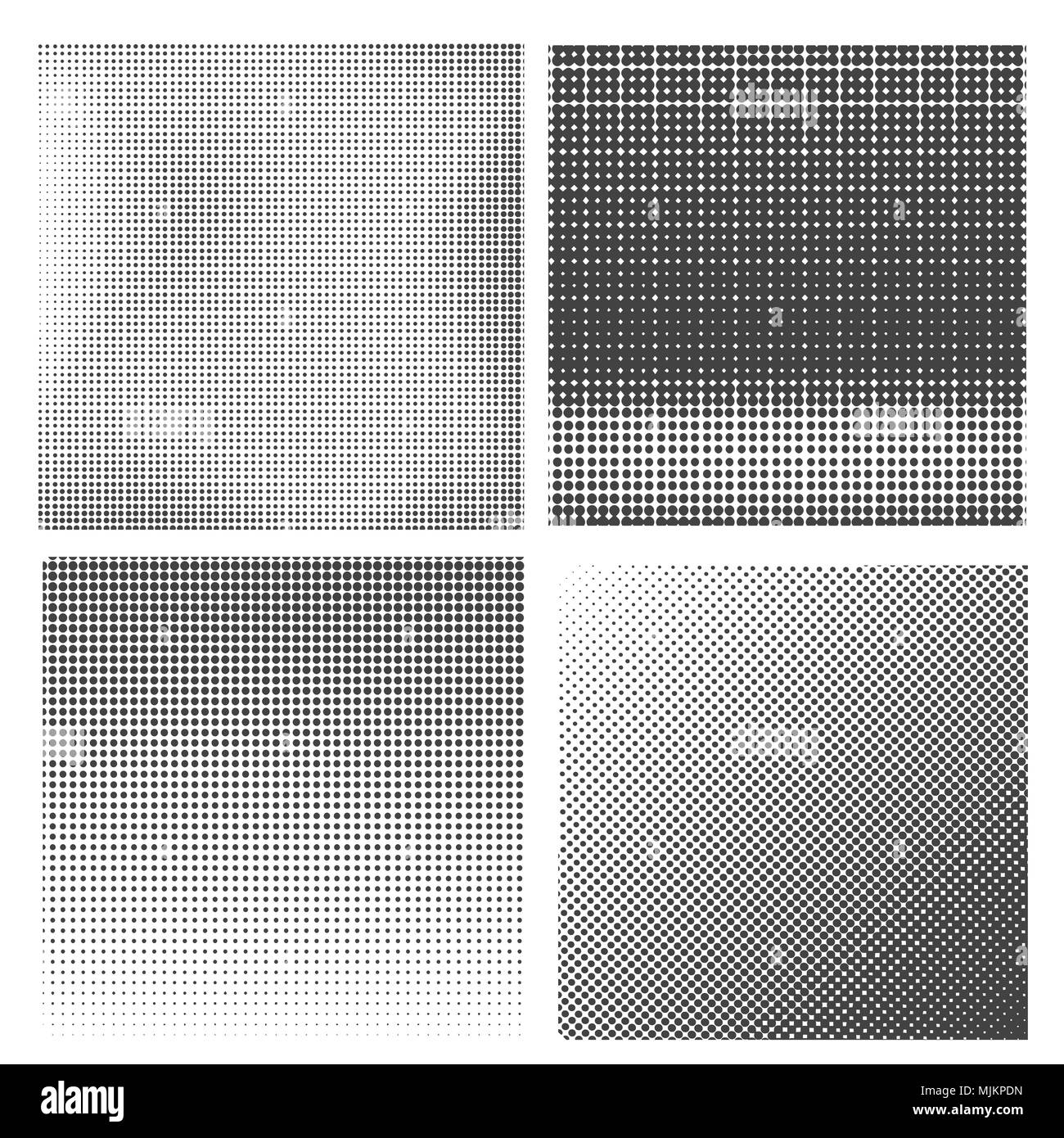 Geometric color dotted circles halftone Cut Out Stock Images & Pictures ...
