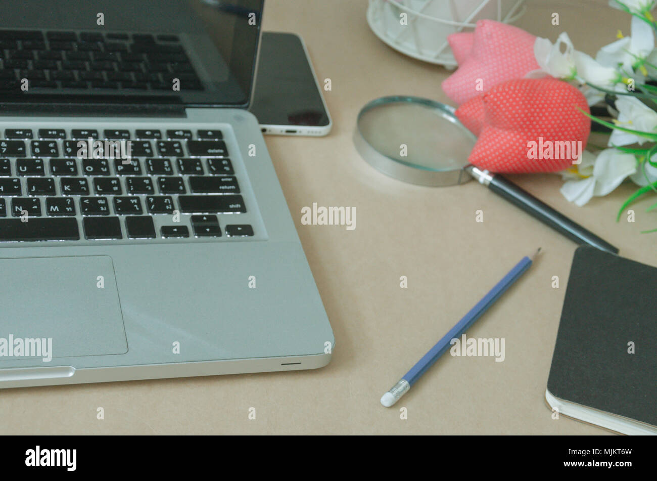 Magnifying glass computer screen hi-res stock photography and images ...