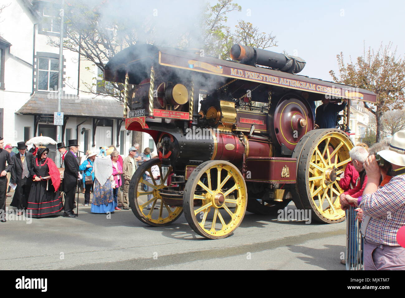 Llandudno Victorian Extravaganza Festival in Llandudno Wales Stock ...