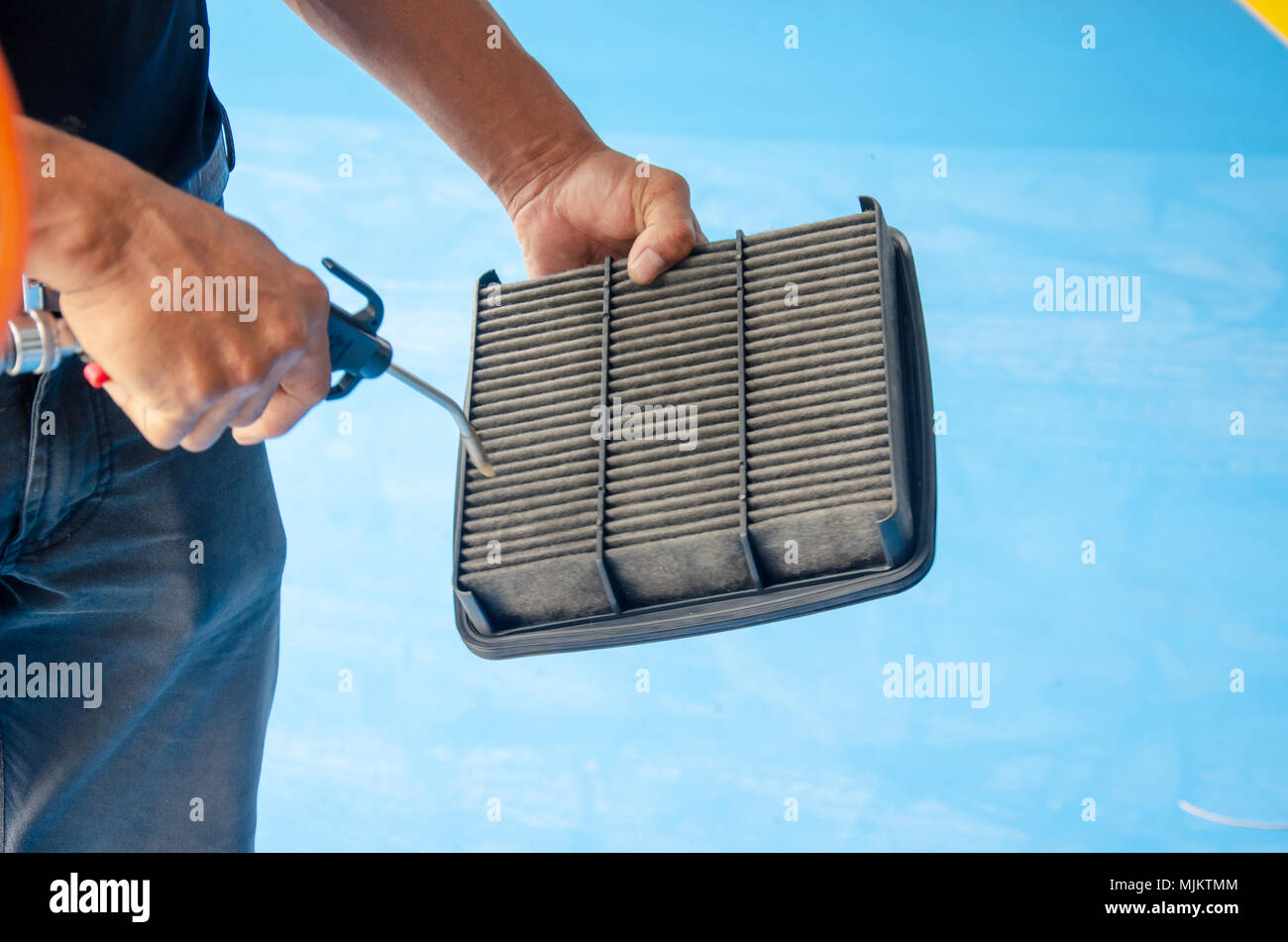 Car filter close up auto spare hi-res stock photography and images - Alamy
