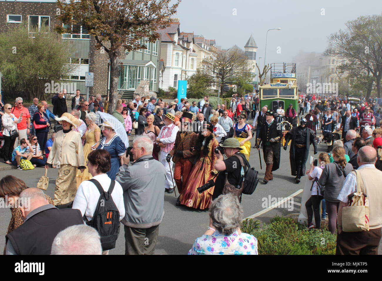 Llandudno Victorian Extravaganza Festival in Llandudno Wales Stock ...
