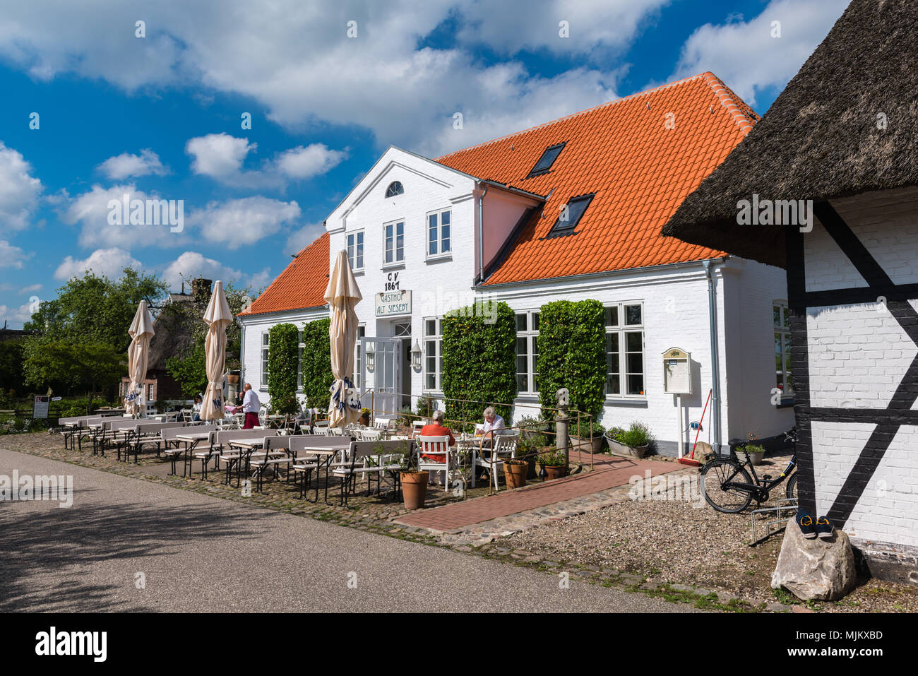Gasthof Alt Sieseby von 1861, Thumgy, OT Sieseby, Landschaft Schwansen ...