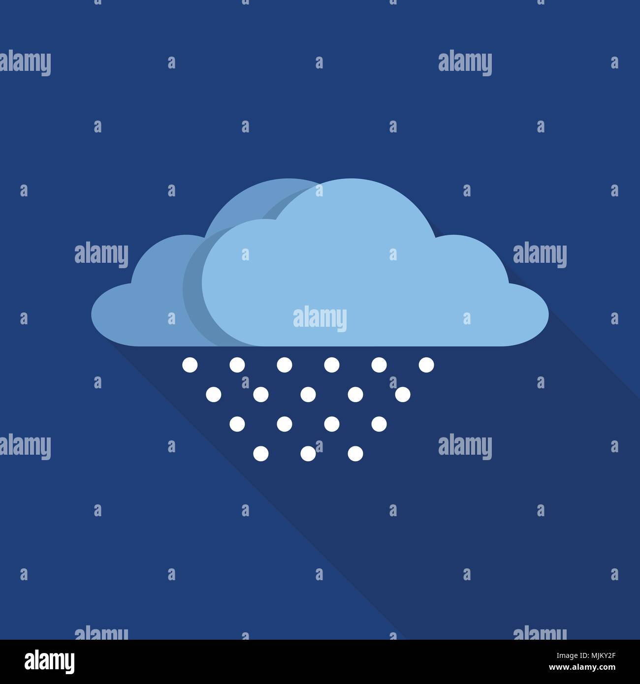 Hail icon. Flat illustration of hail vector icon for web Stock Vector ...