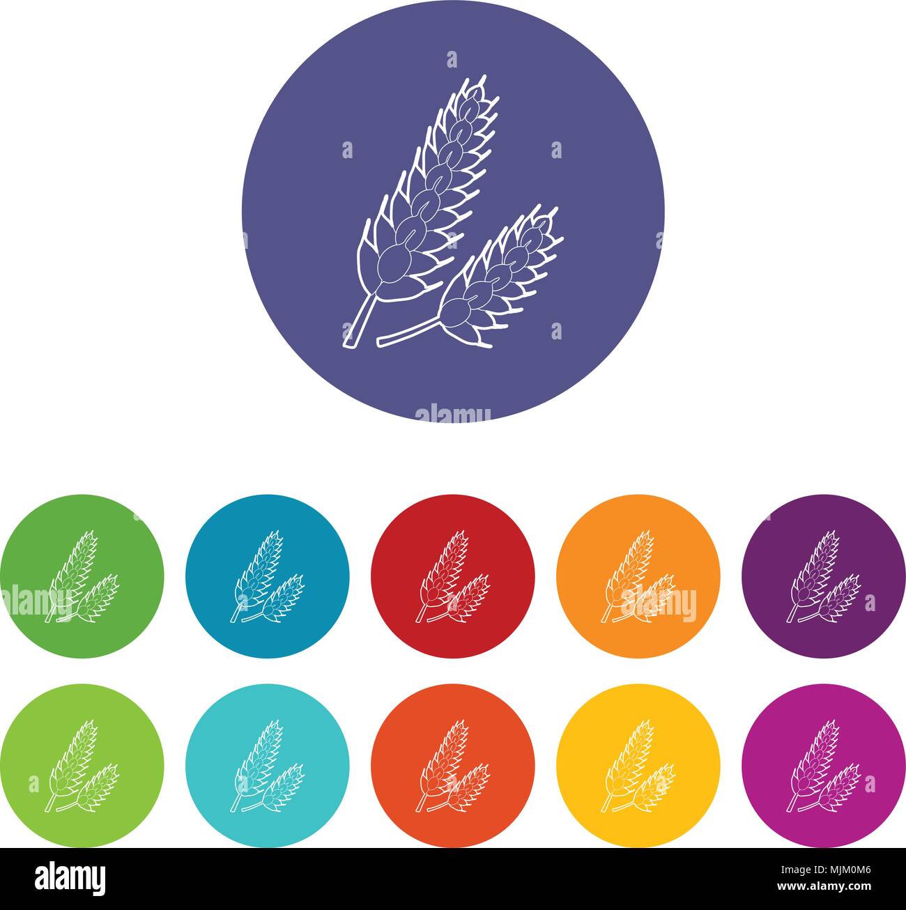 Spica icon. Outline illustration of spica vector icon for web Stock ...