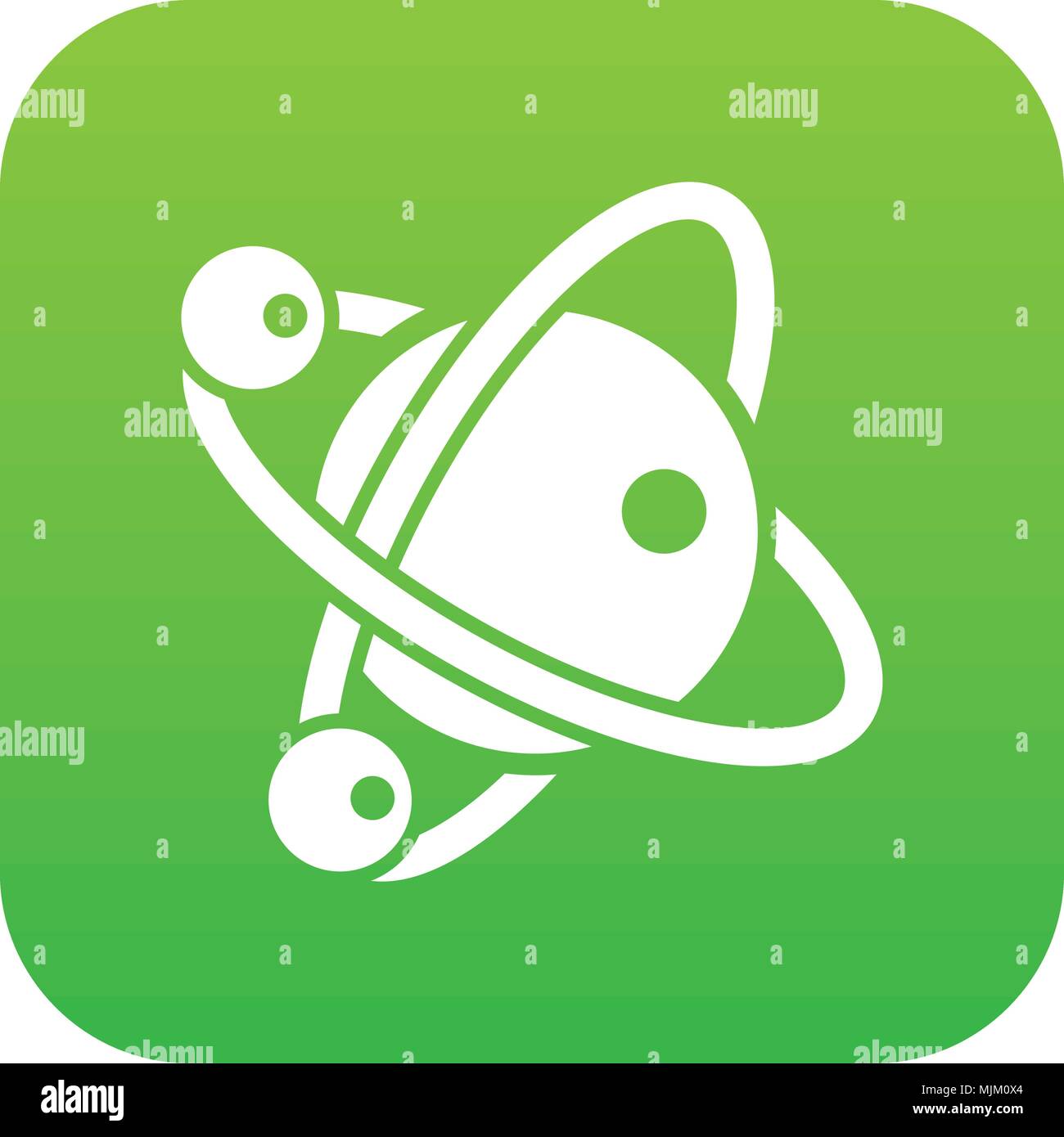 Molecule dna icon green vector Stock Vector Image & Art - Alamy
