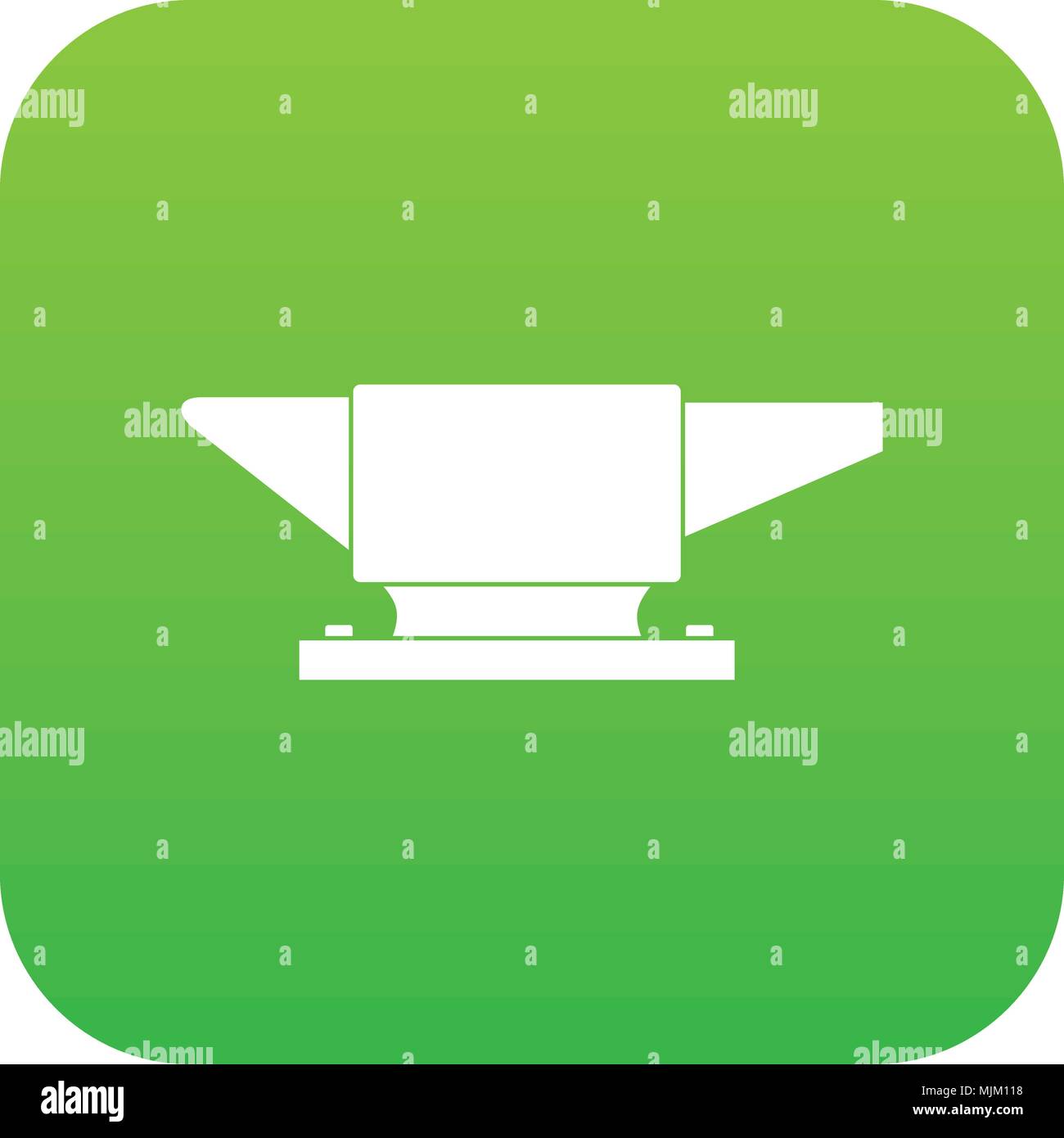 Anvil icon digital green Stock Vector Image & Art - Alamy