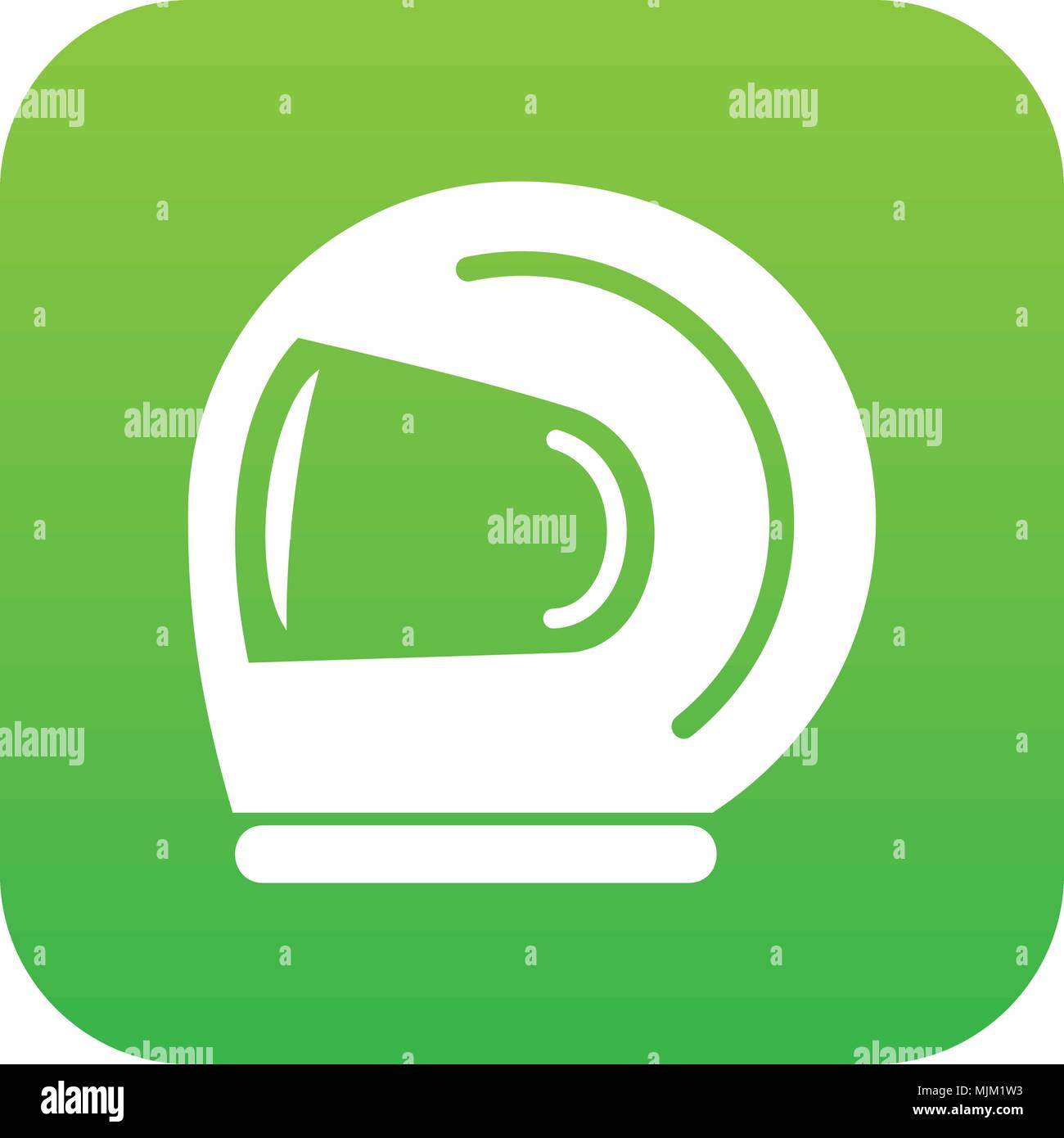 Racer helmet icon green vector Stock Vector Image & Art - Alamy