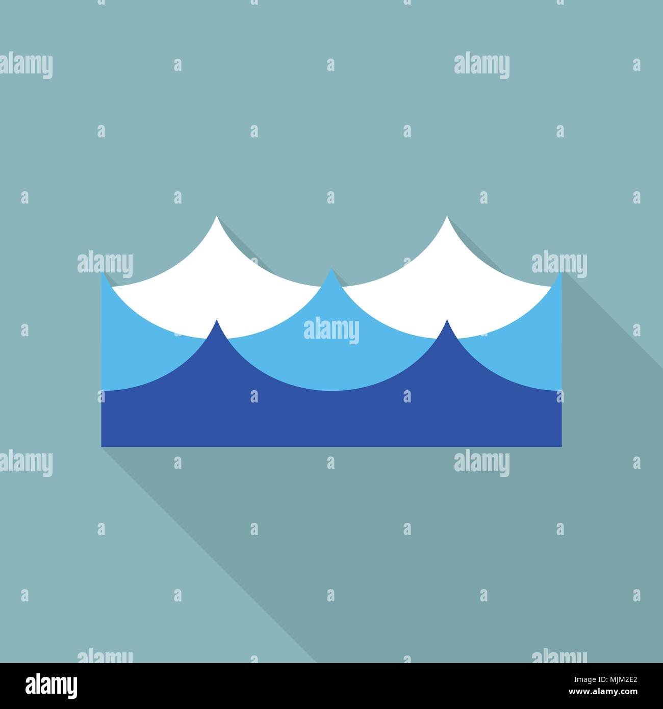 Lake icon, flat style Stock Vector Image & Art - Alamy