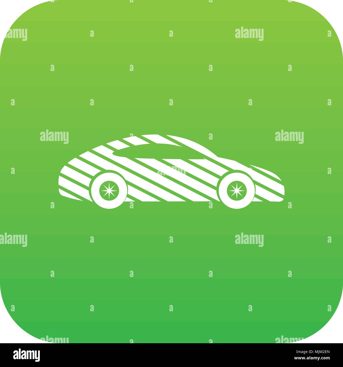 Car icon green vector Stock Vector Image & Art - Alamy