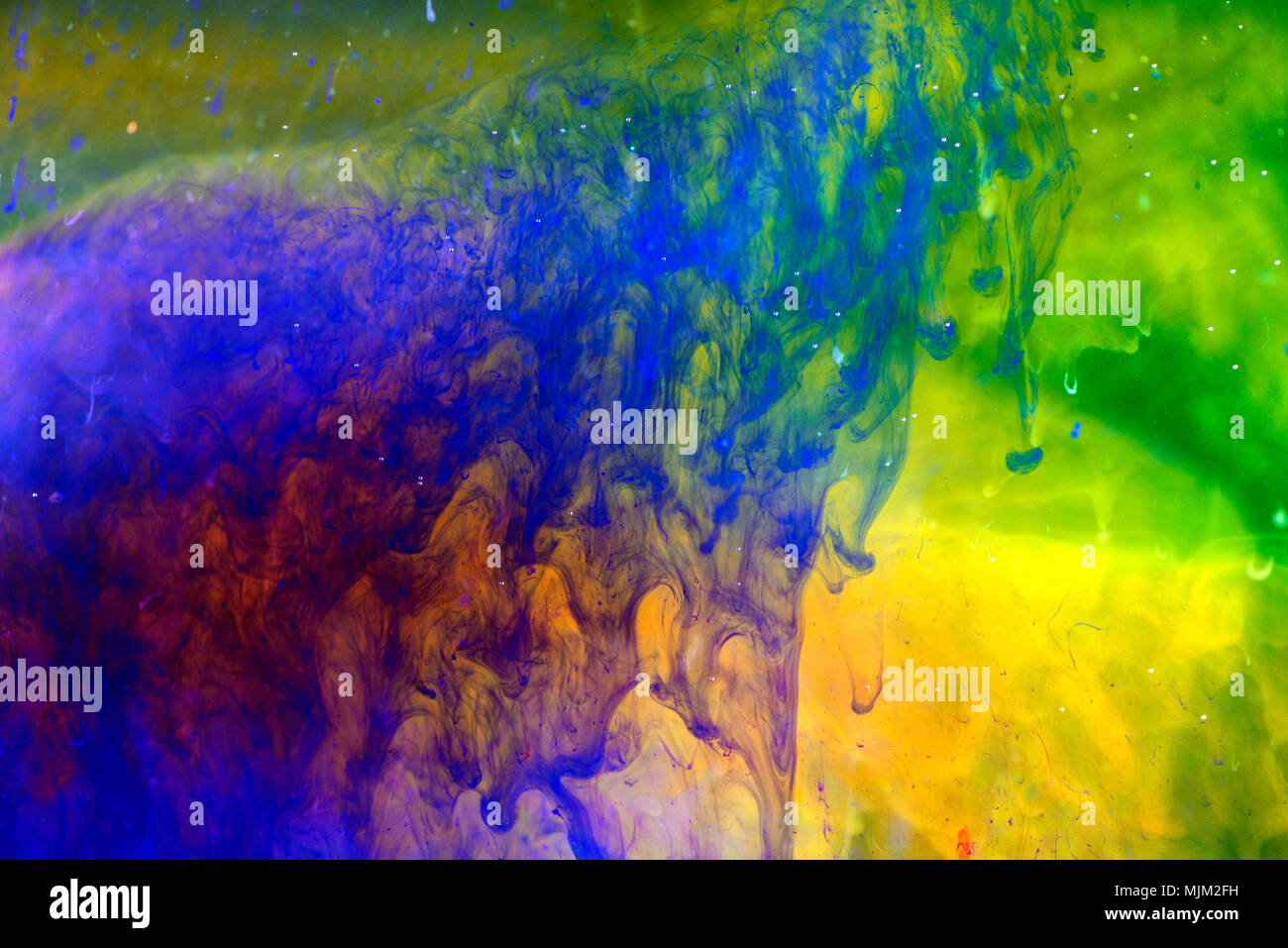 abstract art background in ink colors Stock Photo - Alamy