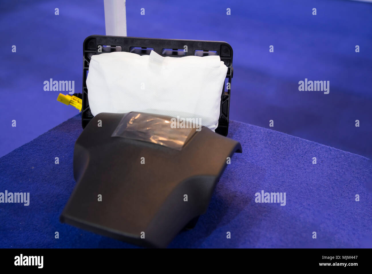 Inside airbag parts for vehicle ; before assembly Stock Photo - Alamy