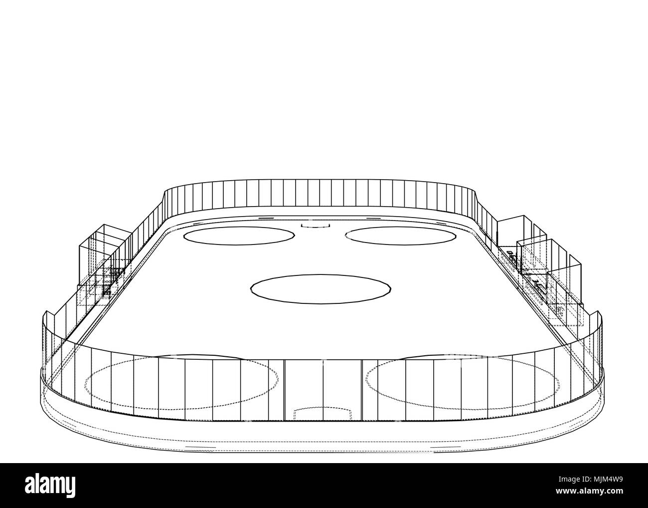 Ice rink board Black and White Stock Photos & Images - Alamy