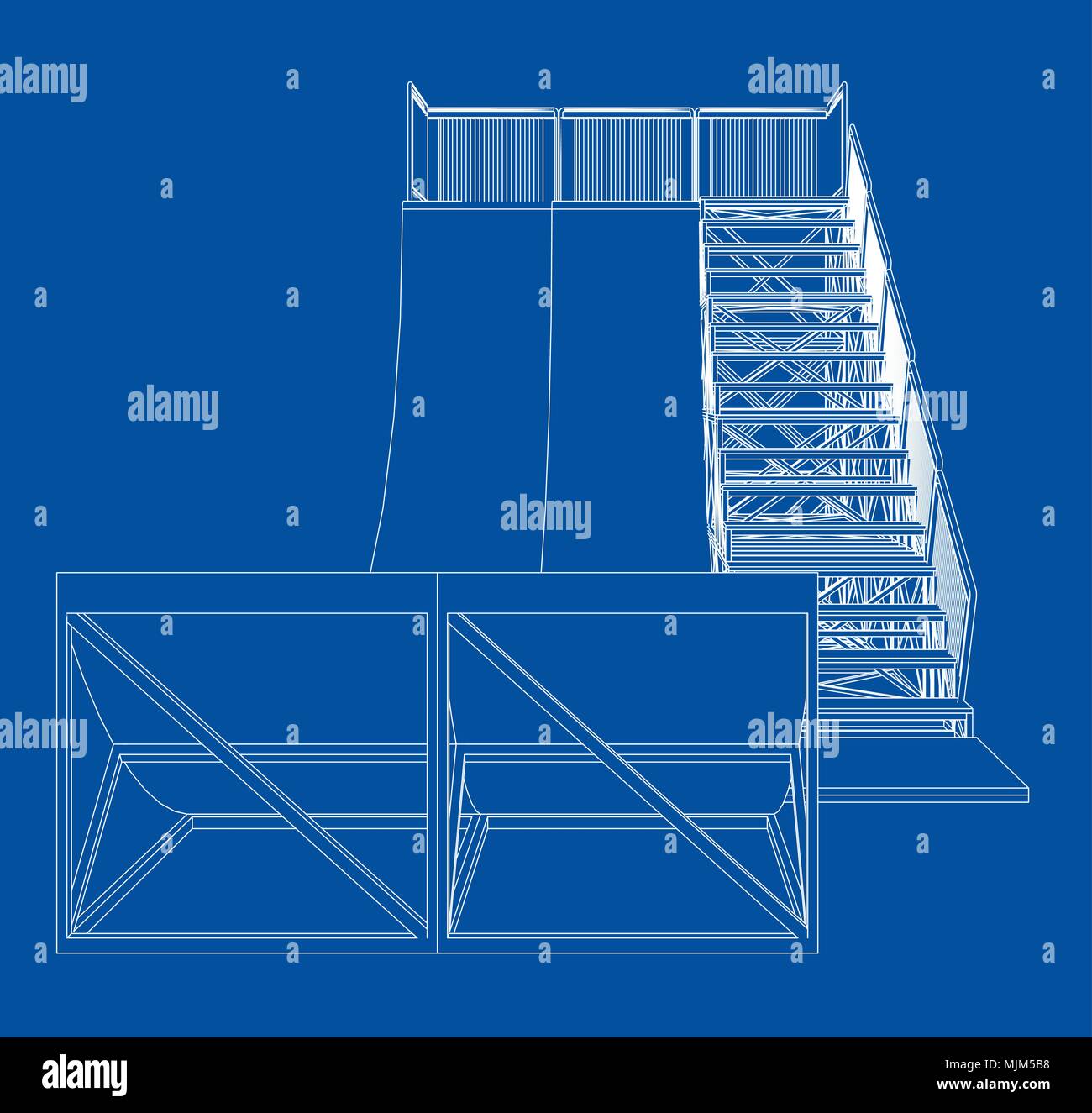 Ramp concept outline. Vector Stock Vector Image & Art - Alamy
