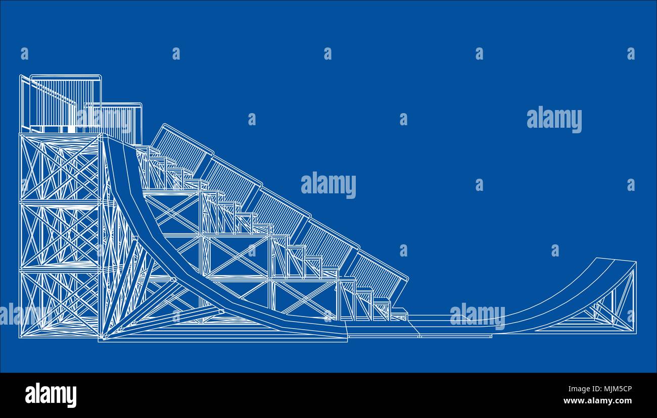 Ramp concept outline. Vector Stock Vector Image & Art - Alamy