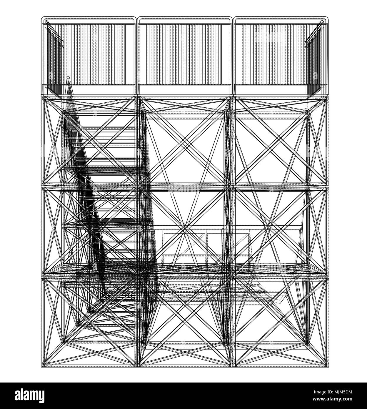 Ramp concept outline. Vector Stock Vector Image & Art - Alamy