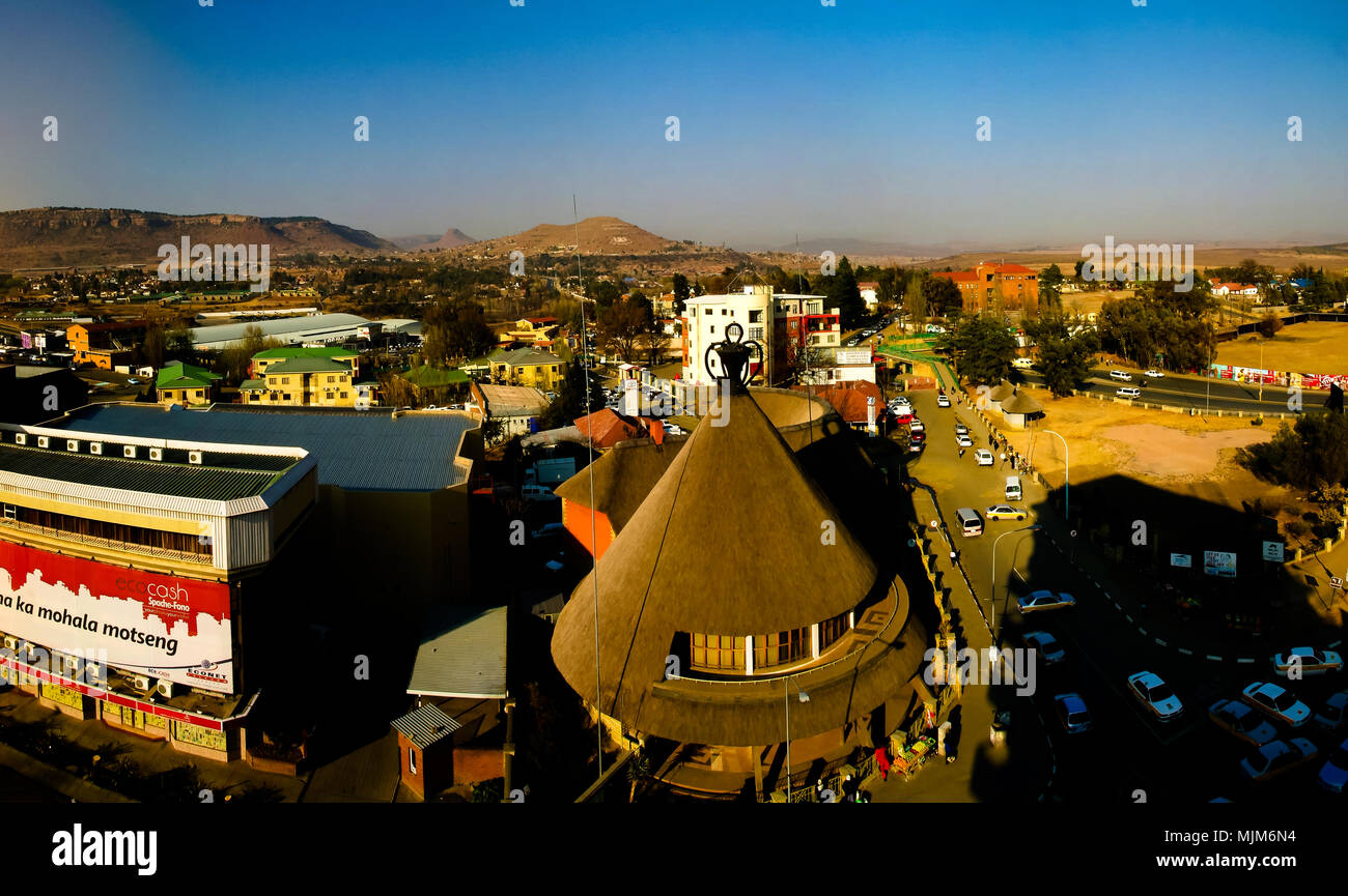 Mokorotlo building hi-res stock photography and images - Alamy