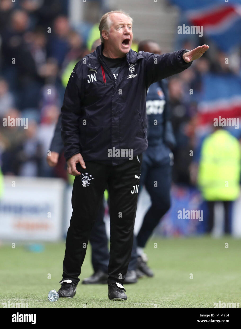 Rangers caretaker manager Jimmy Nicholl during the Ladbrokes Scottish ...