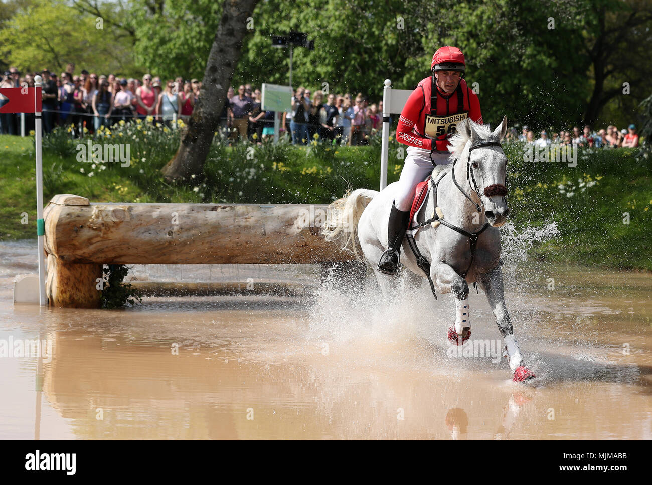 Paul Tapner with Bonza King of Rouges during day four of the Mitsubishi ...