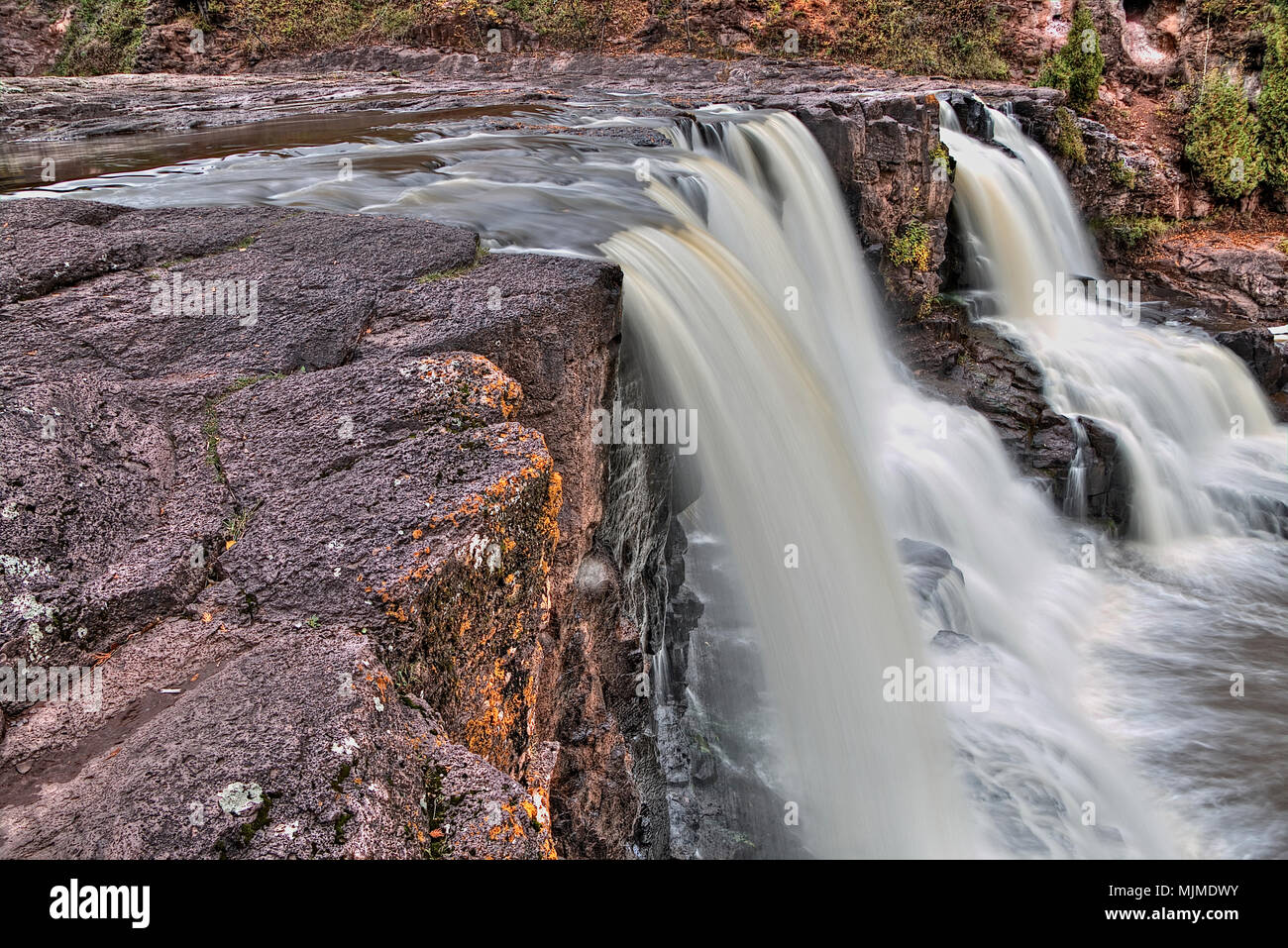 Gooseberry Falls State Park on Minnesota's North Shore of Lake Superior ...