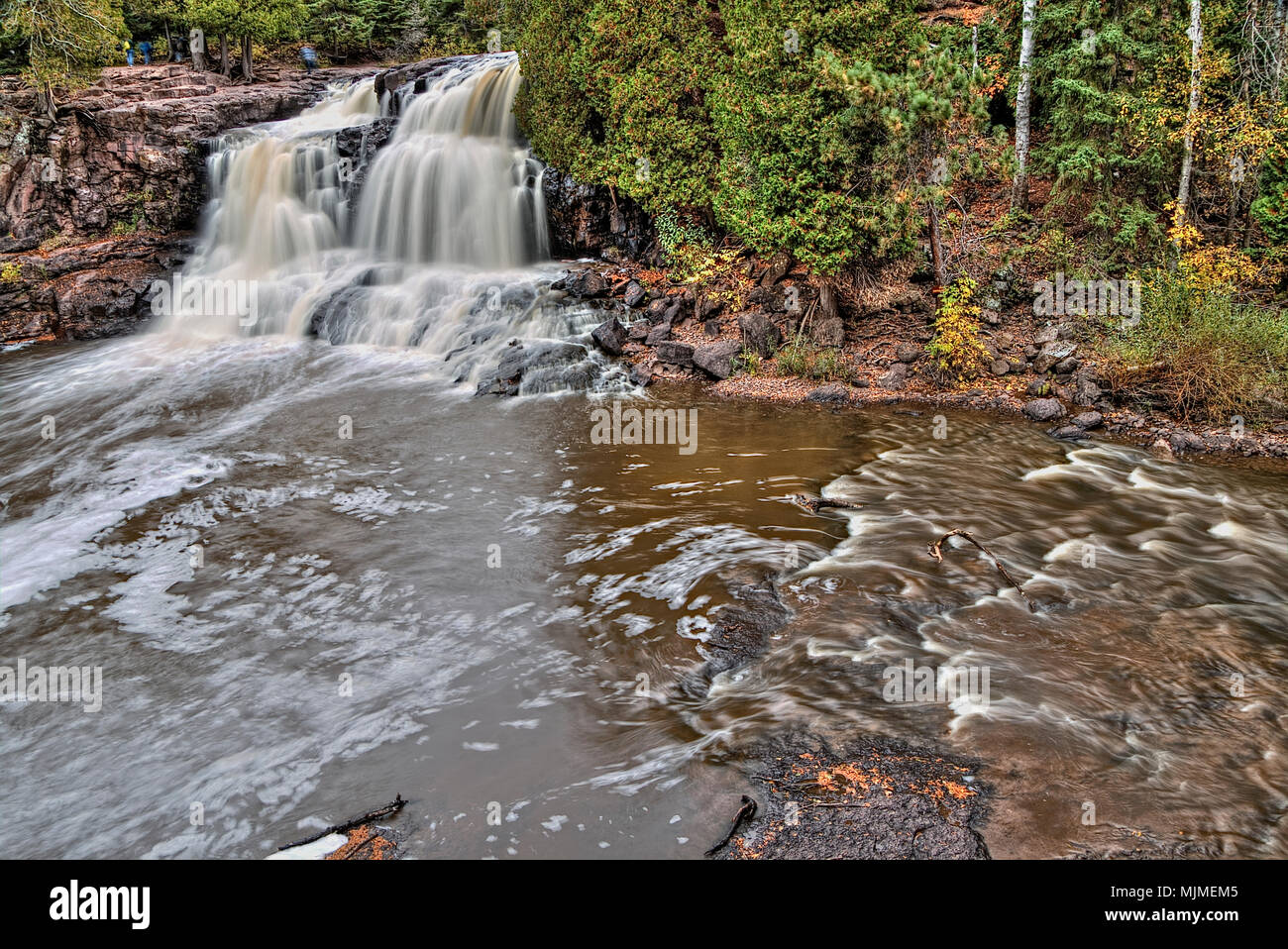 Gooseberry Falls State Park on Minnesota's North Shore of Lake Superior ...