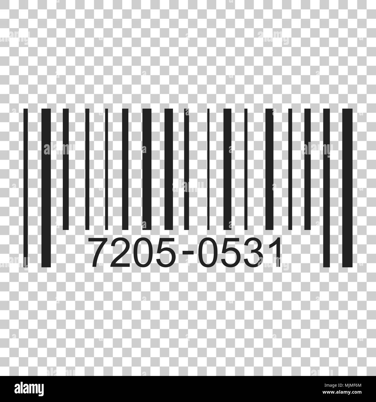 Barcode product distribution icon. Vector illustration on isolated ...