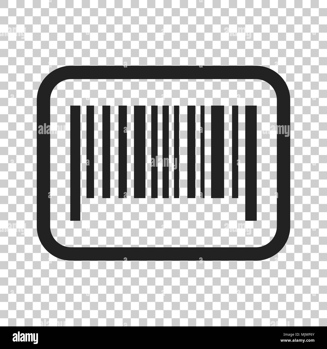Barcode product distribution icon. Vector illustration on isolated ...