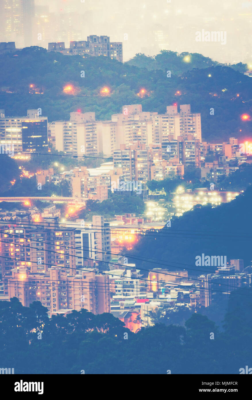 Taipei cityscape, Taiwan Stock Photo - Alamy
