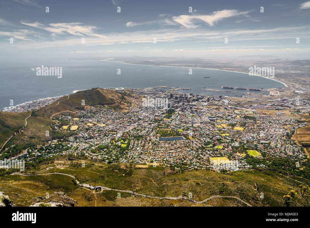 Cape town table mountain aerial hi-res stock photography and images - Alamy