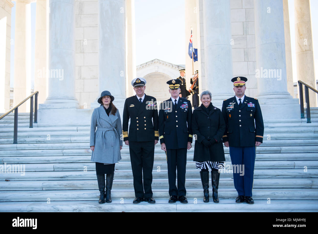 Vice Chief of the Australian Defence Force, Vice Adm. Ray Griggs (left ...