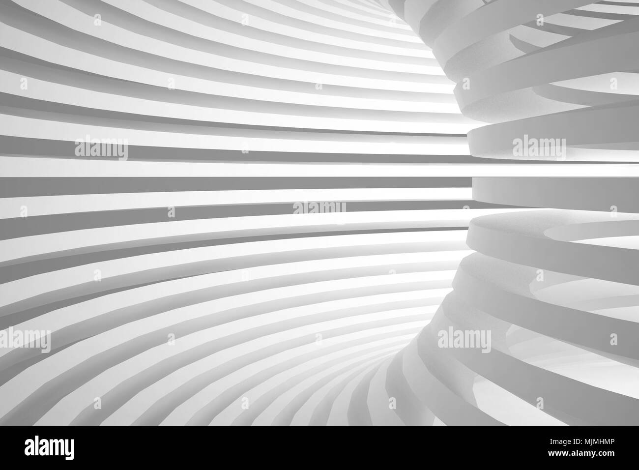 3d White Modern Building Concept Stock Photo - Alamy