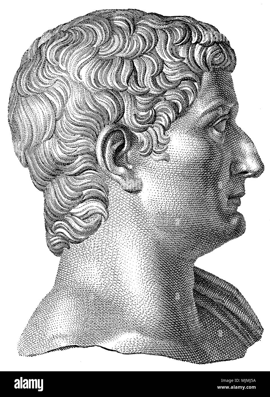 Emperor tiberius engraving hi-res stock photography and images - Alamy