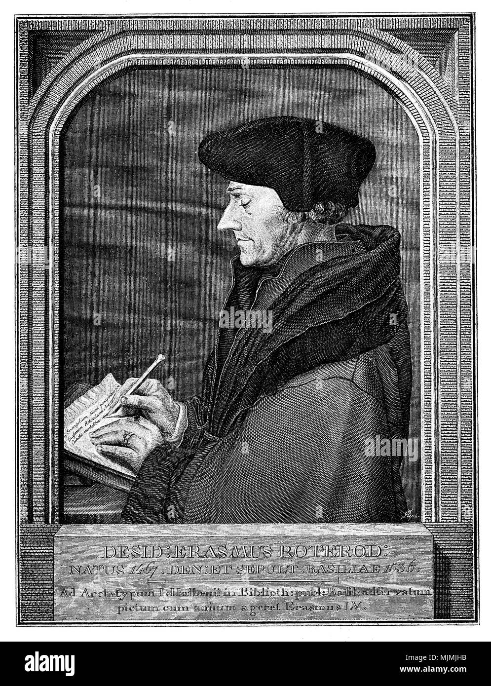 Erasmus Of Rotterdam Portrait Stock Photos & Erasmus Of Rotterdam ...