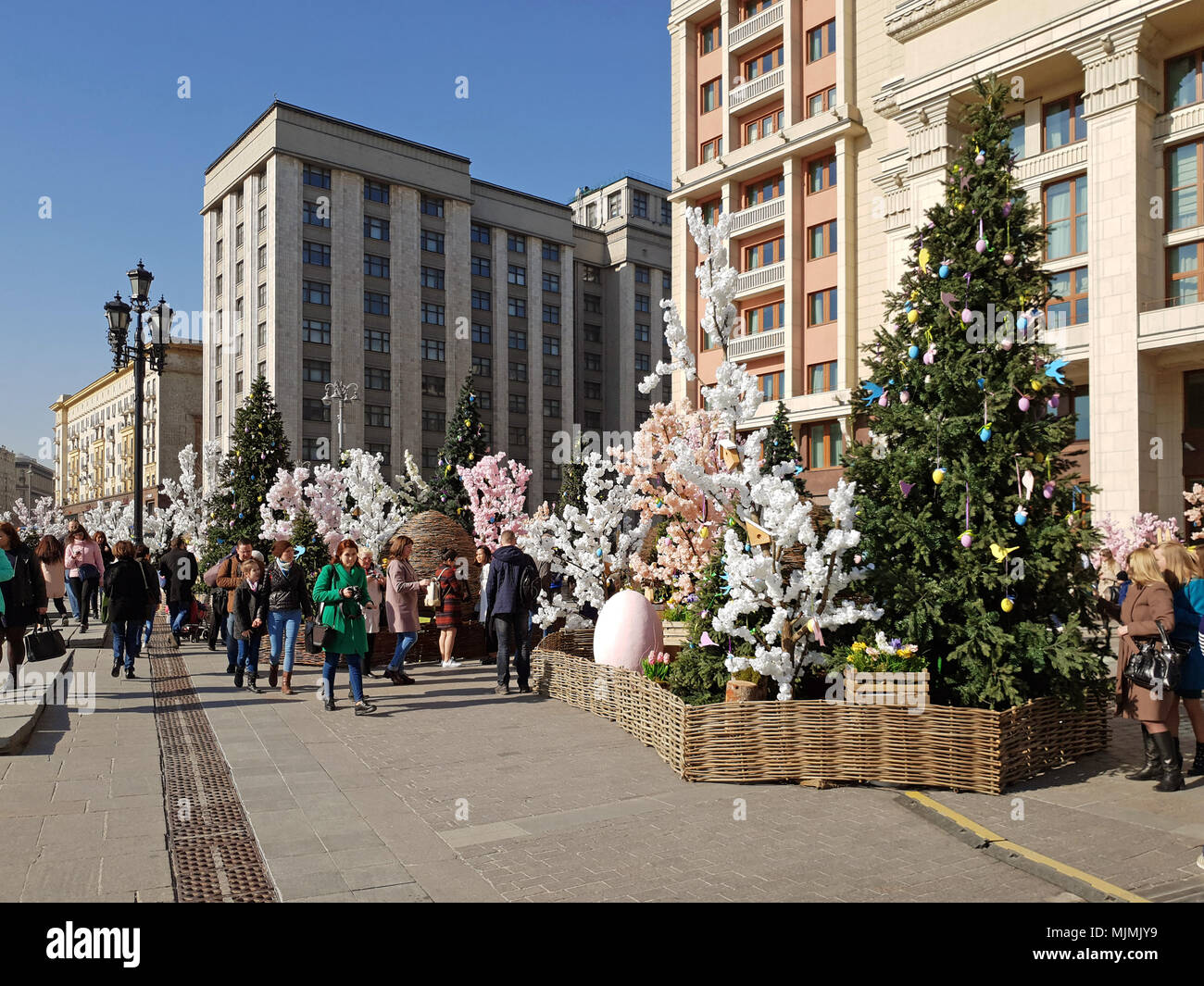 2018 moscow easter festival hi-res stock photography and images - Alamy