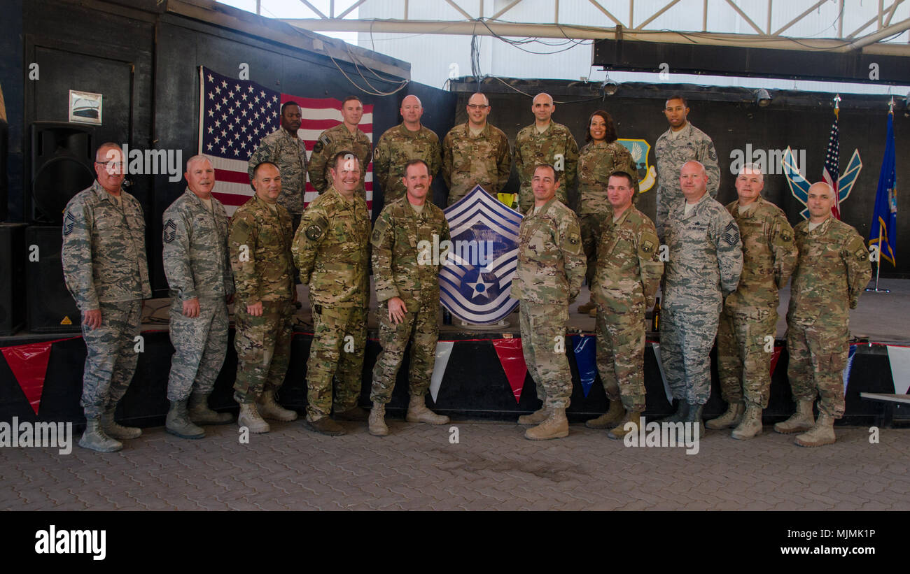 The 380th Air Expeditionary Wing Chief’s Council congratulated three ...
