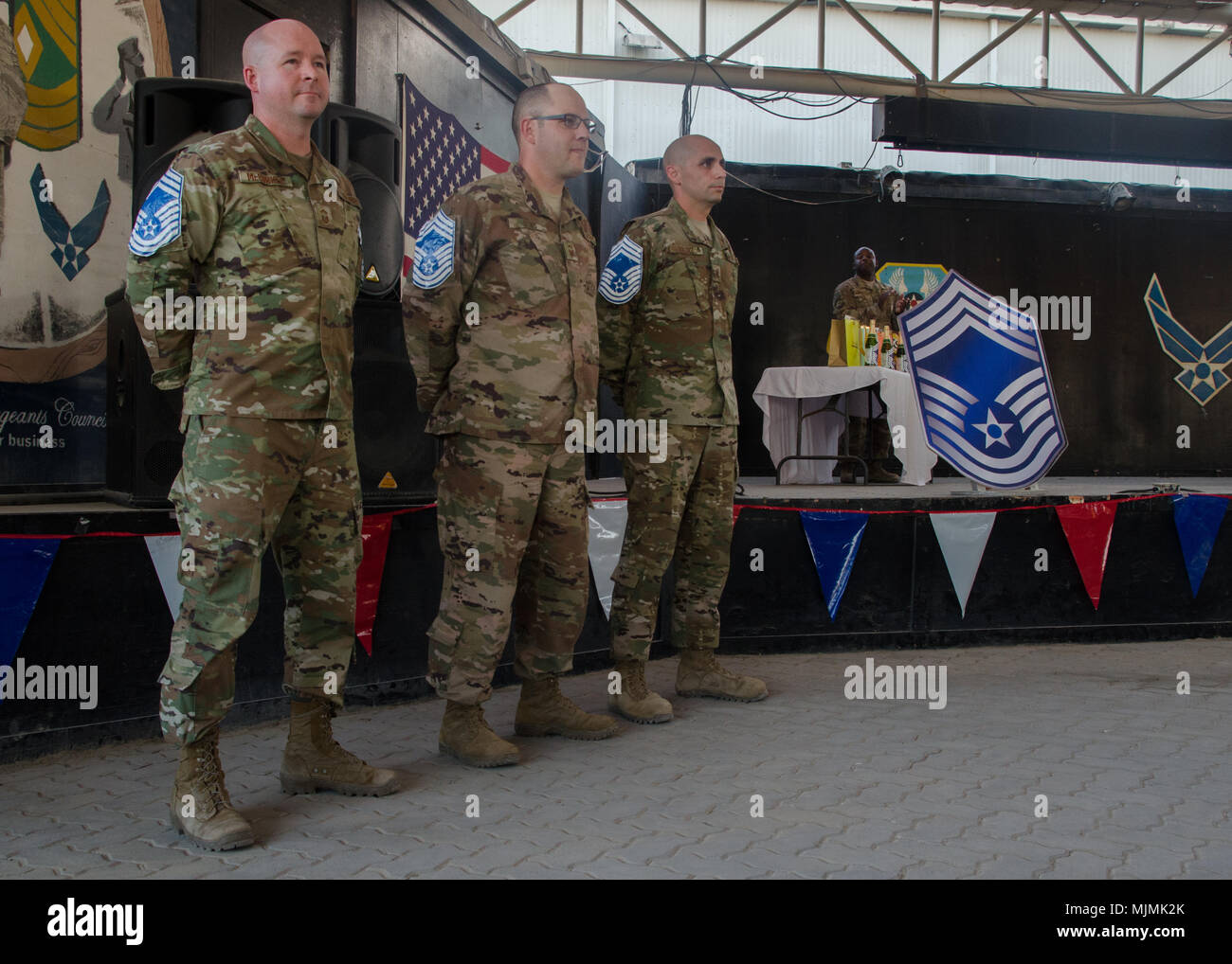 The 380th Air Expeditionary Wing recognized three chief master sergeant ...