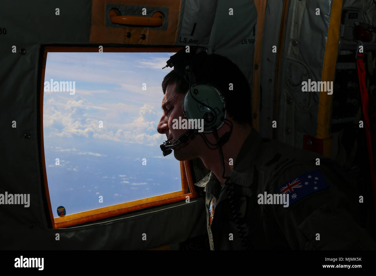 Royal Australian Air Force Sgt. Karl Penny, 37th Squadron loadmaster ...