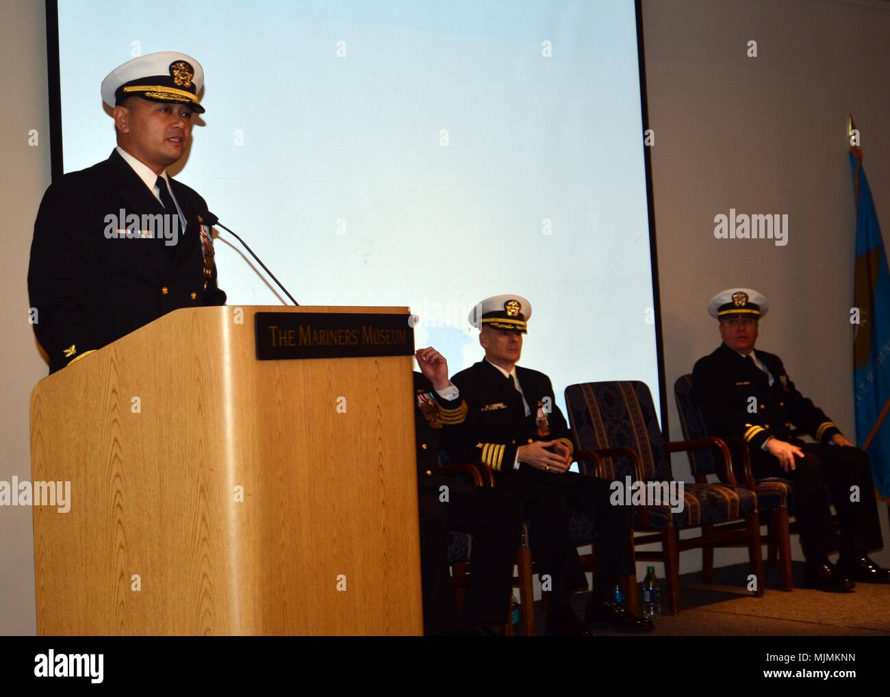 171208-N-AT856-045 NEWPORT NEWS, Va (December 8, 2017) - Rear Admiral ...