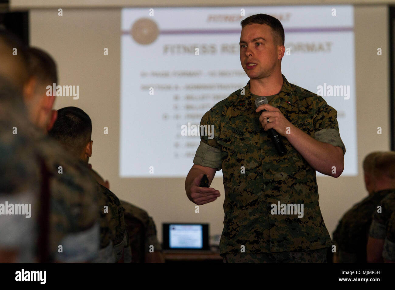 Chief Warrant Officer 3 Stephen Tassin, a representative with Manpower ...