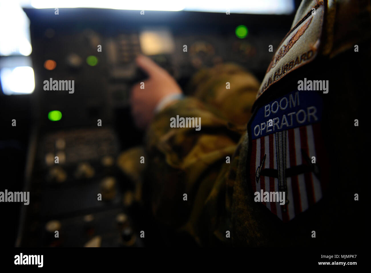 Airman 1st Class Katlin Hubbard, an air refueling operator assigned to ...