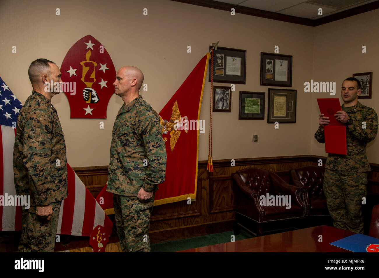 U.S. Marine Corps Maj. Gen. John K. Love, commanding general, 2nd ...