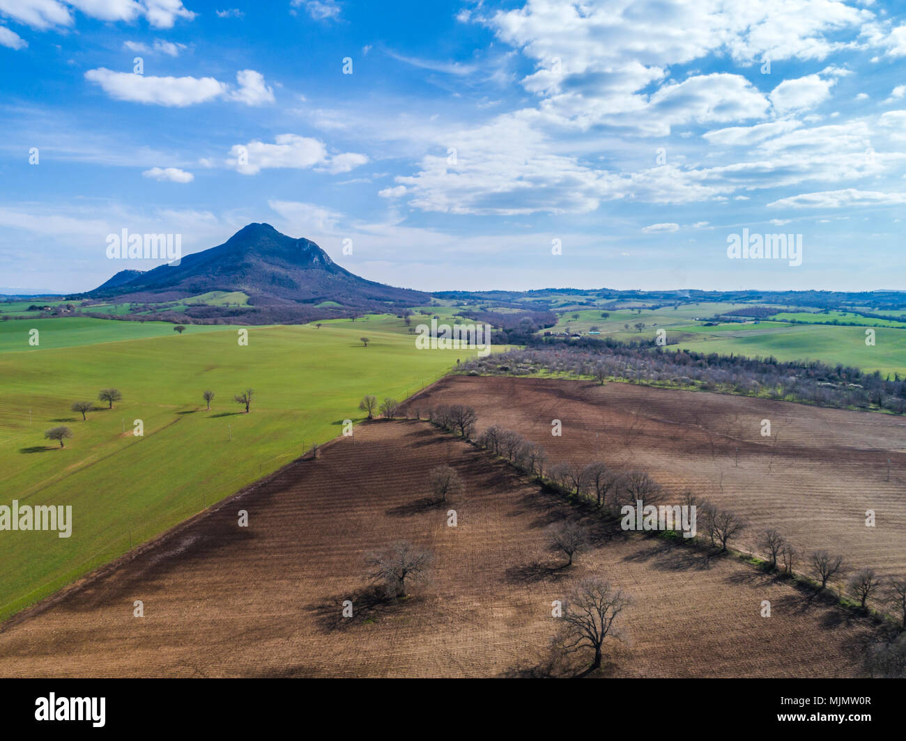 Landscape of the Roman countryside in italy Stock Photo - Alamy