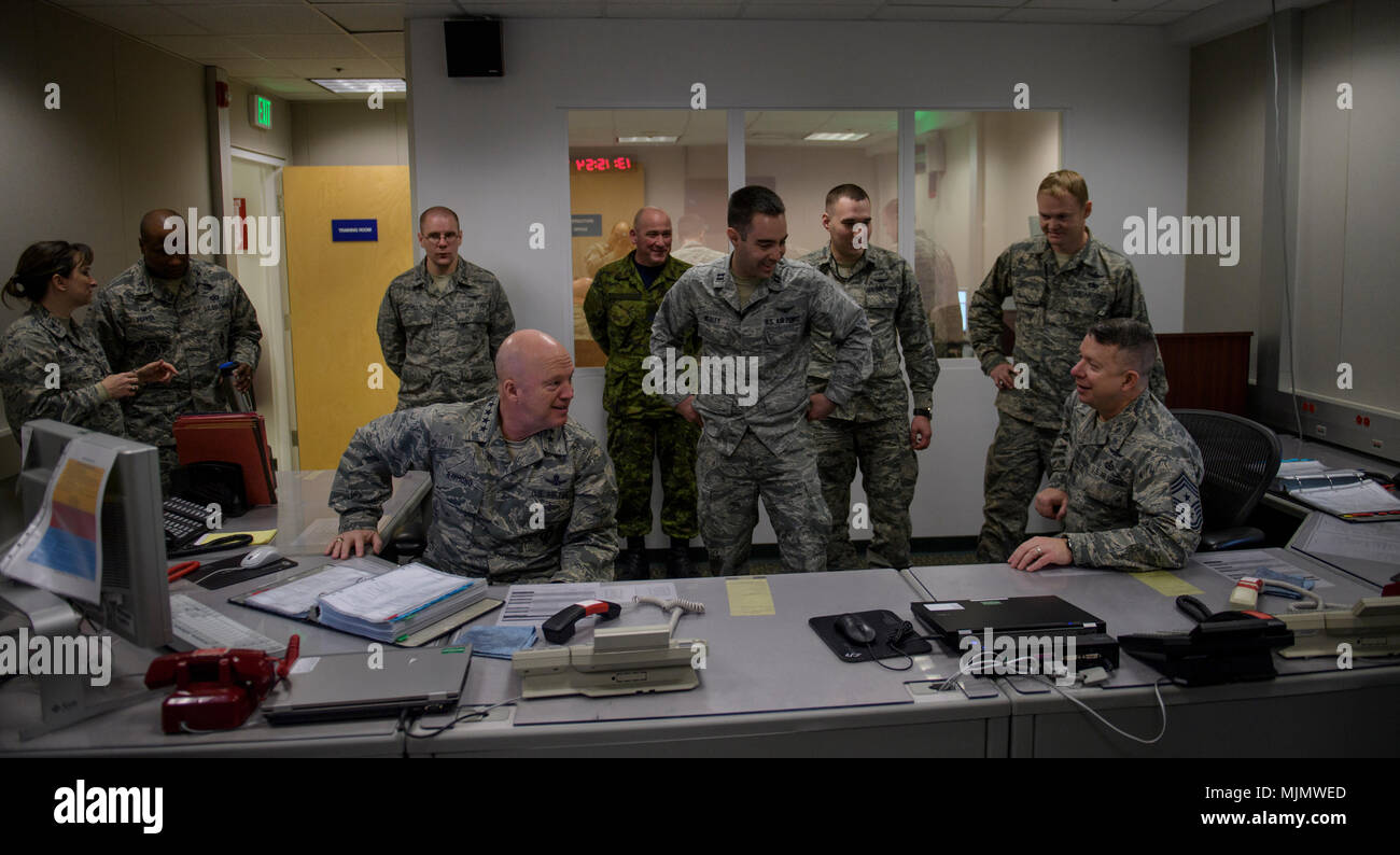 From right, Air Force Space Command Command Chief, Chief Master Sgt ...