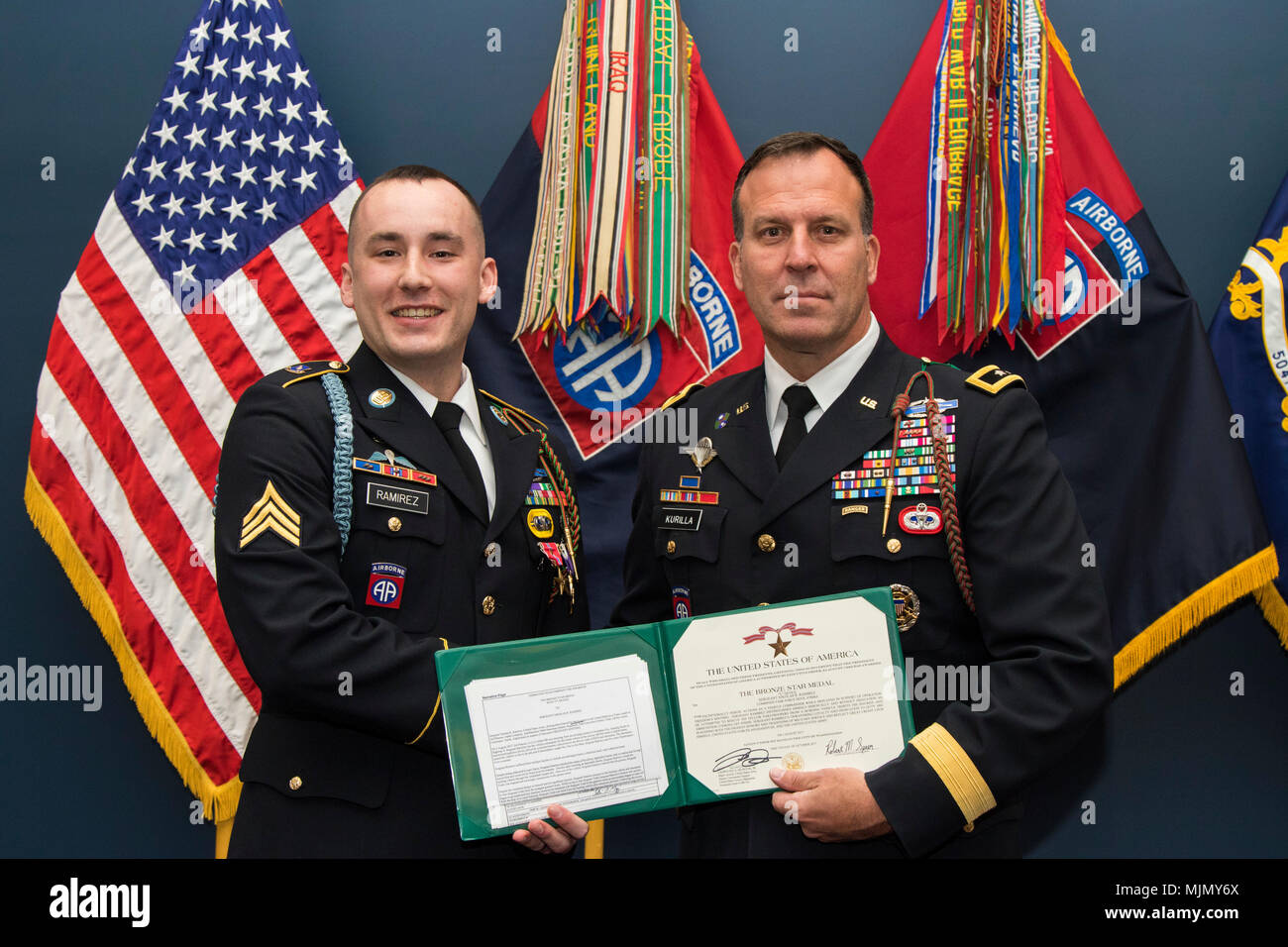 Army Sgt. Nikolas Ramirez from the 1st Brigade Combat Team, 82nd ...