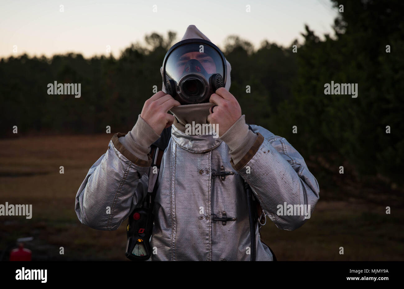 U.S. Marine Corps Sgt. Brandon Ashbrook, an Aircraft Rescue and ...