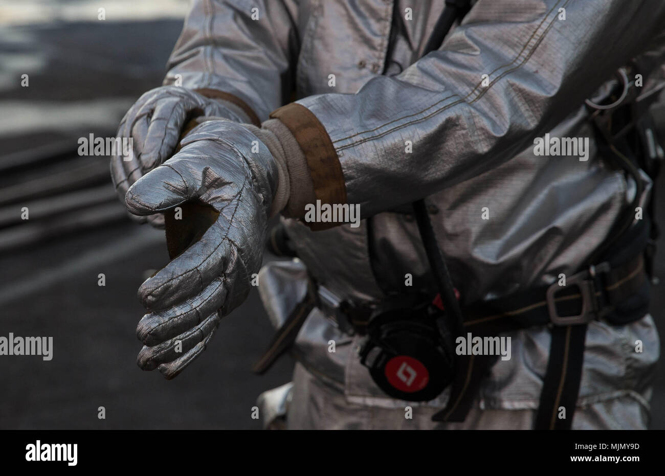U.S. Marine Corps Sgt. Brandon Ashbrook, an Aircraft Rescue and ...