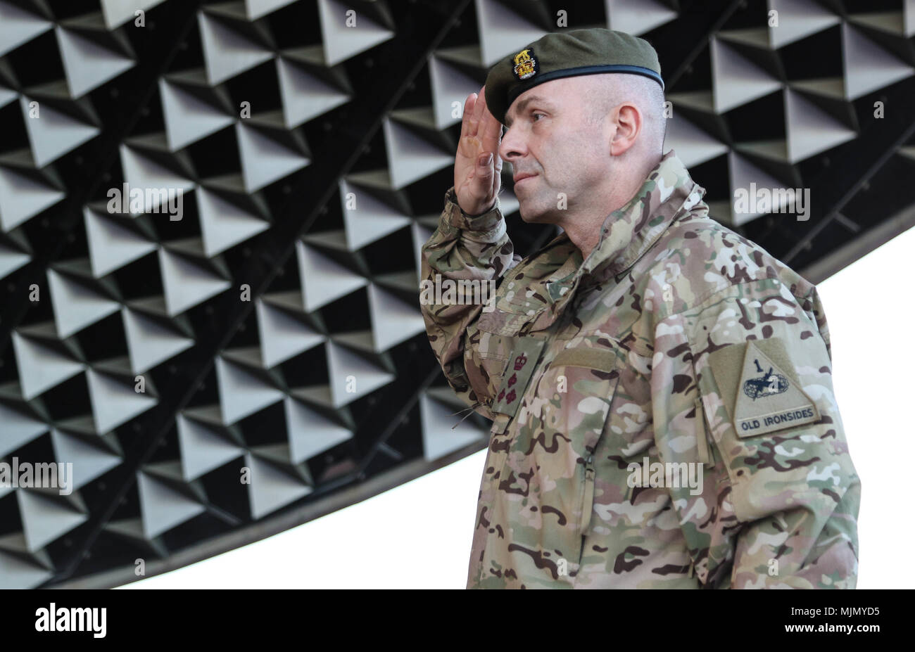 British army Brig. Gen. Frazer M. Lawrence, deputy commanding general ...