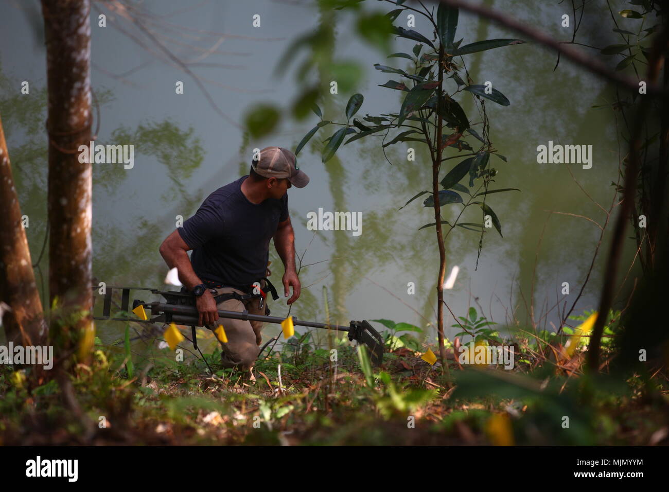 U.S. Army Sgt. 1st Class Ross Devine, assigned to the Defense POW/MIA ...